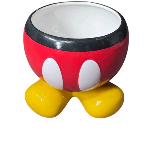Disney | Accents | Disney Mickey Mouse Ceramic Planter Fun Flower Pot ...